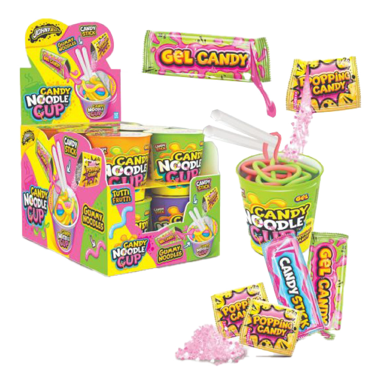Candy Noodle Cup 53g – Fun Sweet Snack in Instant Cup Style – MayDay Mall