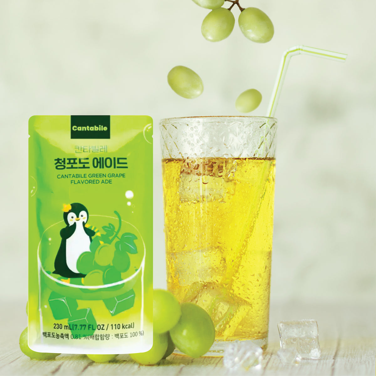 Green Grape Ade - Cantabile 230ml x 10 Packs | Mayday Mall – MayDay Mall