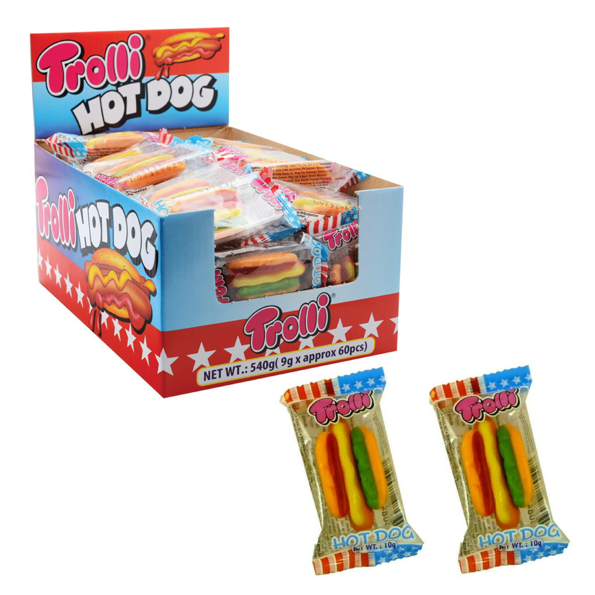 Trolli Gummy Hot Dog - 60 Pack | Delicious Candy Treats – MayDay Mall