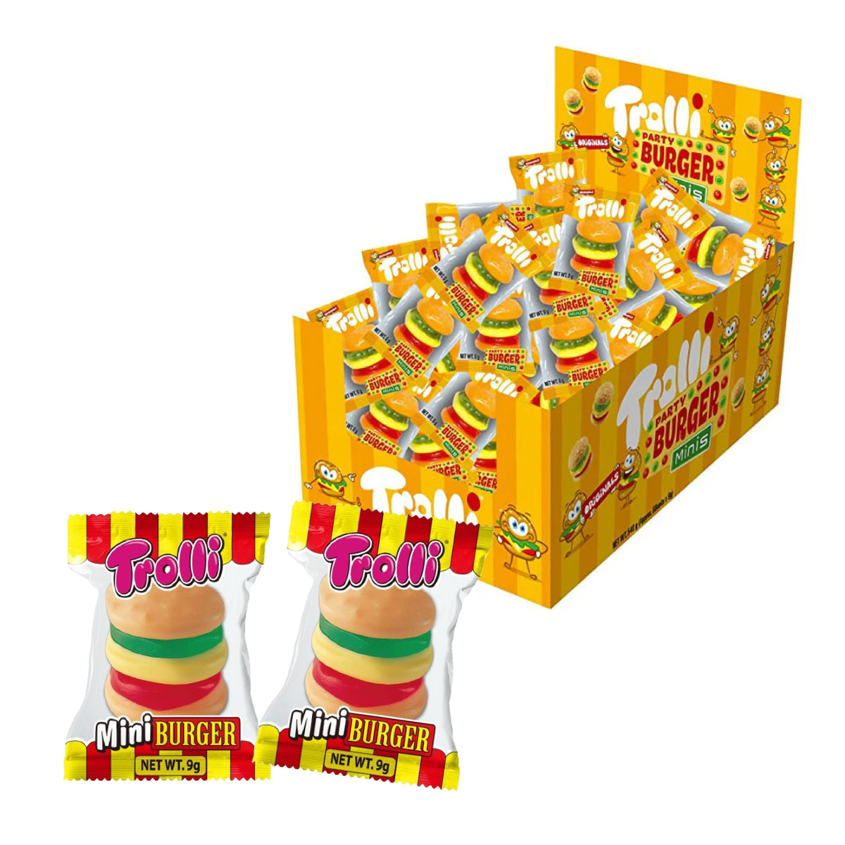 Trolli Party Burger Minis (60 Packs) – MayDay Mall