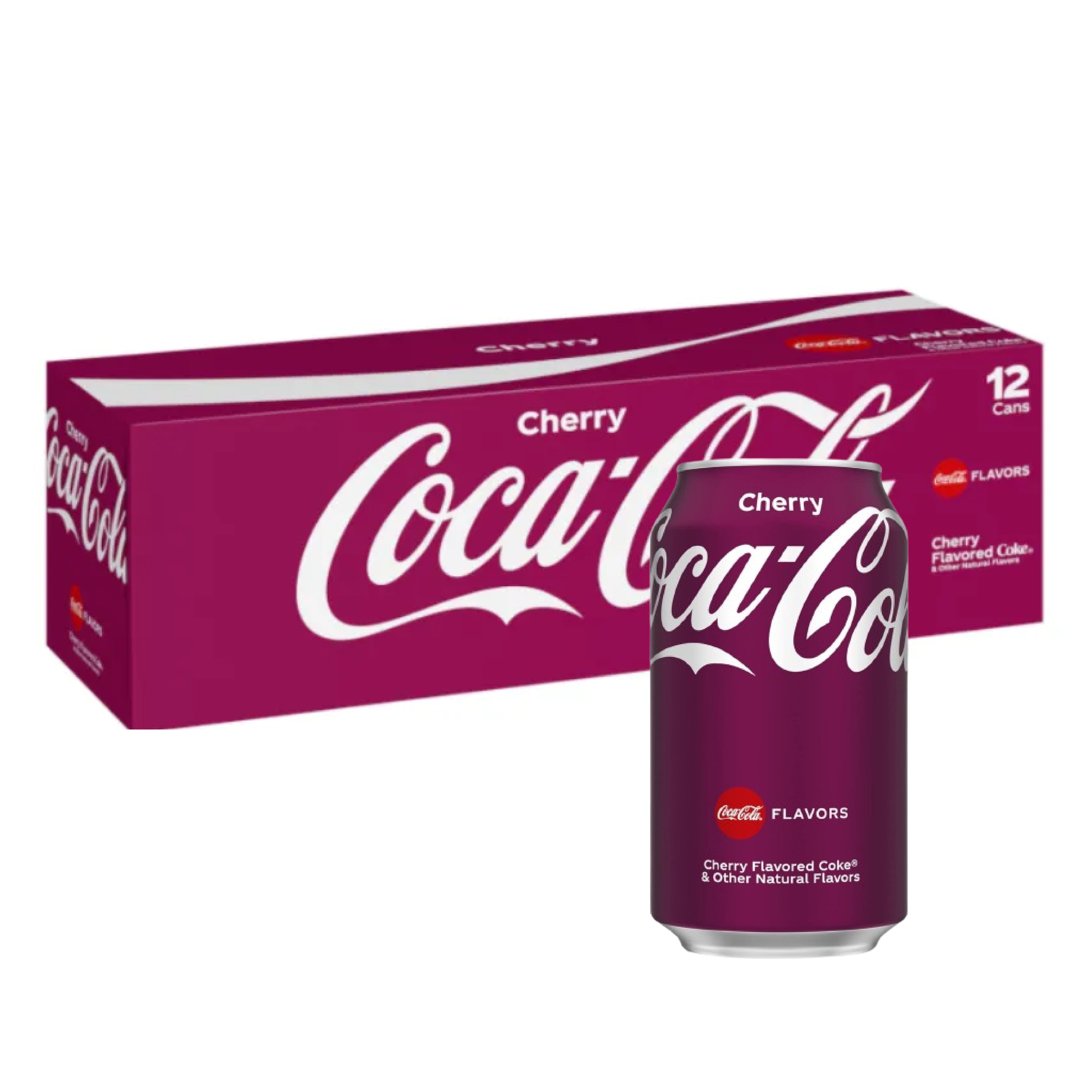 Buy Coca Cola Cherry 355ml x 12 - Refreshing Beverage – MayDay Mall