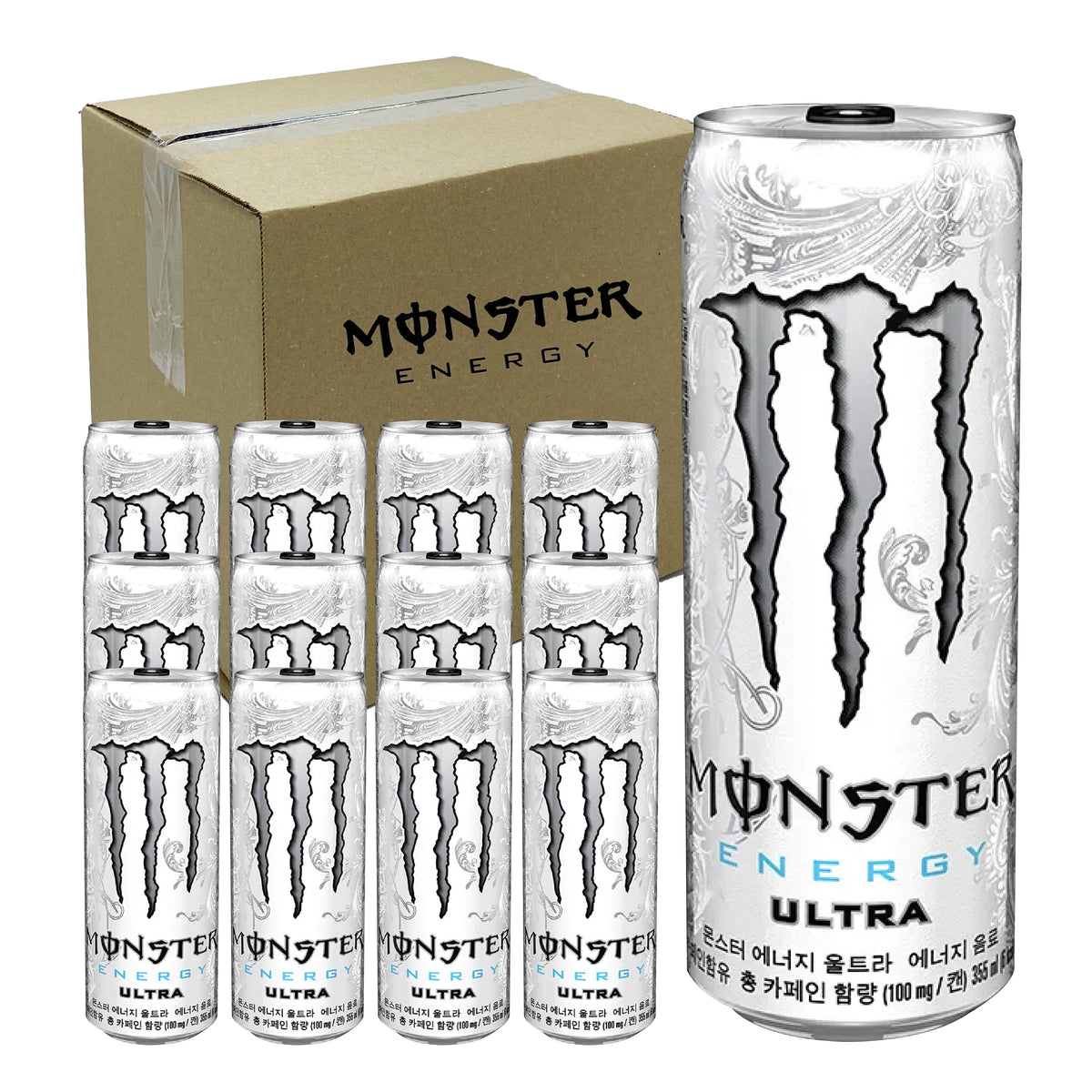 Monster Energy Ultra 355ml x 12 – Zero Sugar Energy Drink – MayDay Mall