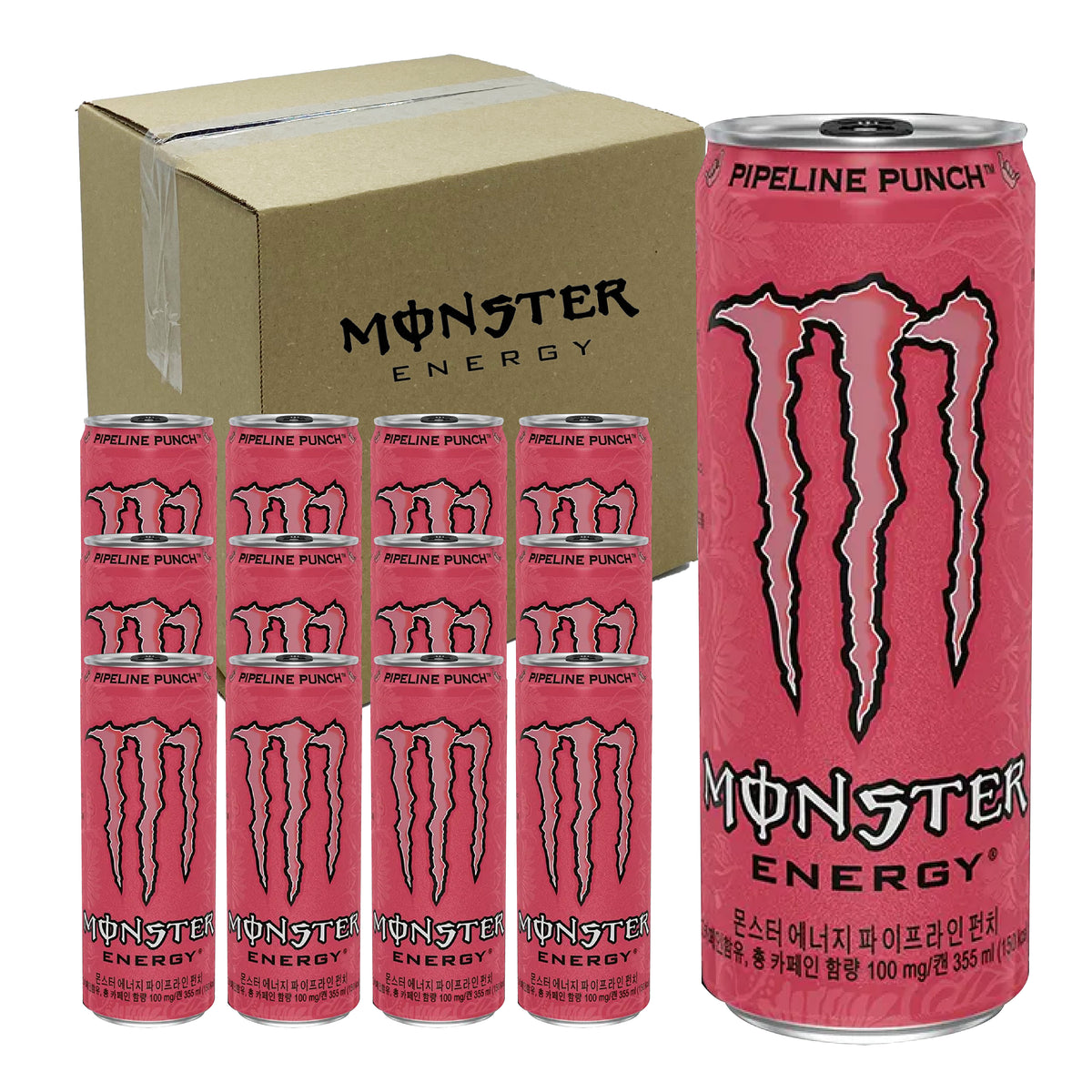 Buy Monster Pipeline Punch 355ml - 24 Pack | Mayday Mall – MayDay Mall
