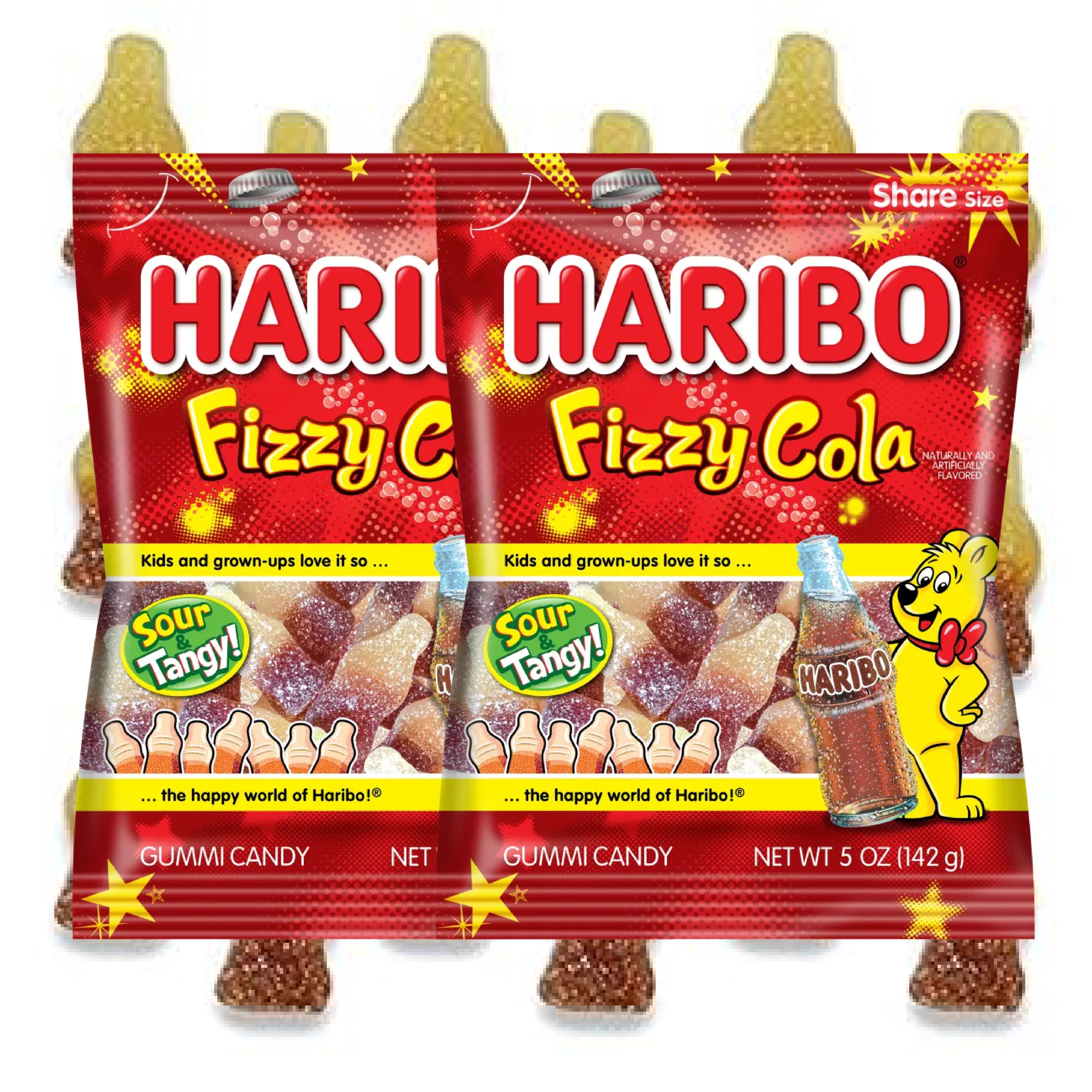 Haribo Fizz Cola 142g x 2 – Fizzy Cola Flavored Candy – MayDay Mall