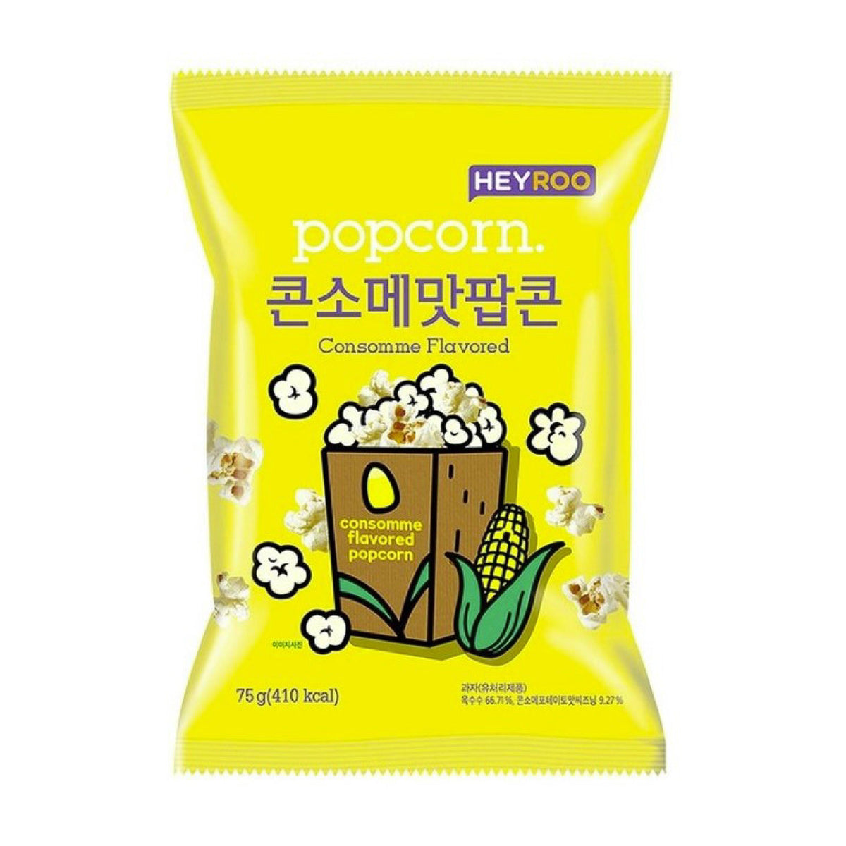 Heyroo Consommé Flavored Popcorn – MayDay Mall