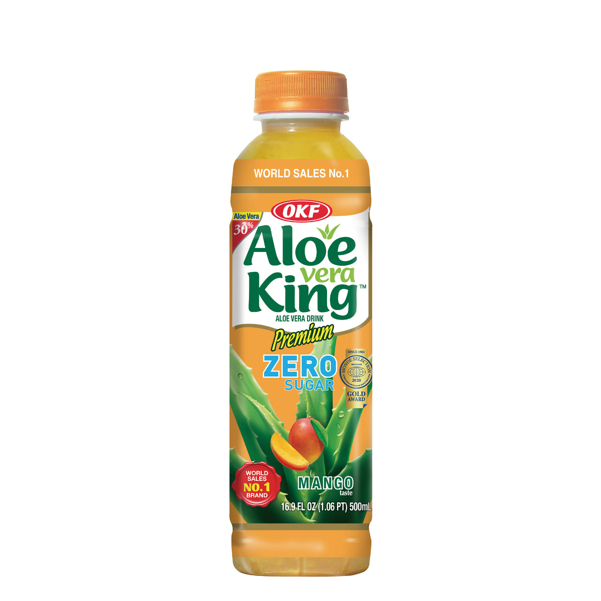 Aloe Vera King Zero Sugar Mango - Refreshing Drink – MayDay Mall
