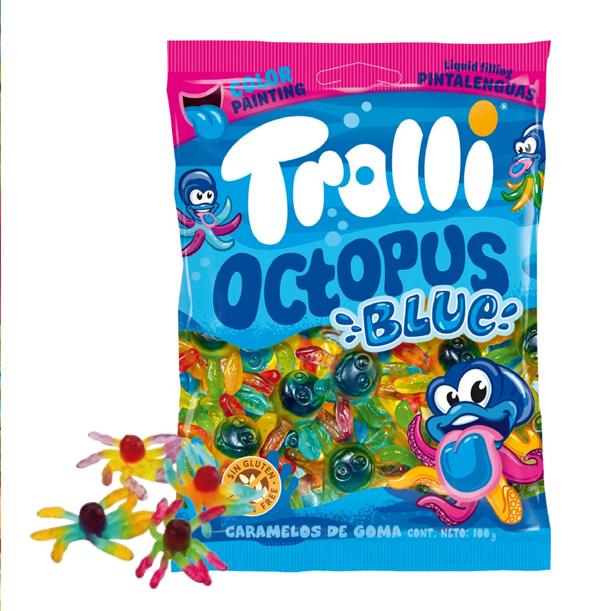 Trolli Octopus Candy - Spain Octopus Blue 100g | Mayday Mall – MayDay Mall