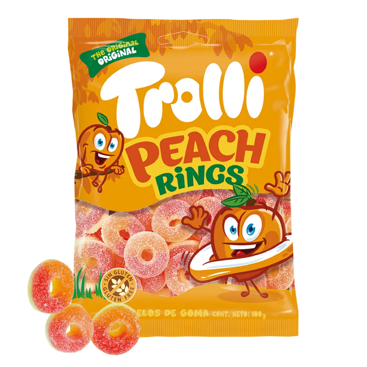 Trolli Spain Peach Rings 100g – MayDay Mall
